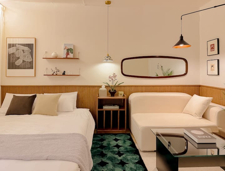 무료짐보관/선릉역6분/선정릉역7분/강남역/압구정/삼성coex /공항버스7분/강남숙소4pax - Seoul