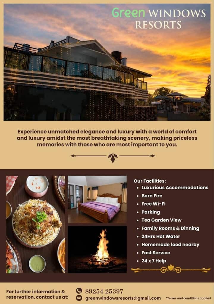 Green Windows Three Bed Room - Coonoor