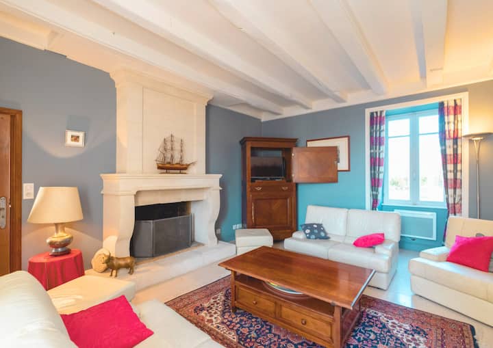 Domaine Le Logis De L'oie - Parc Et Piscine - 12p - Luçon
