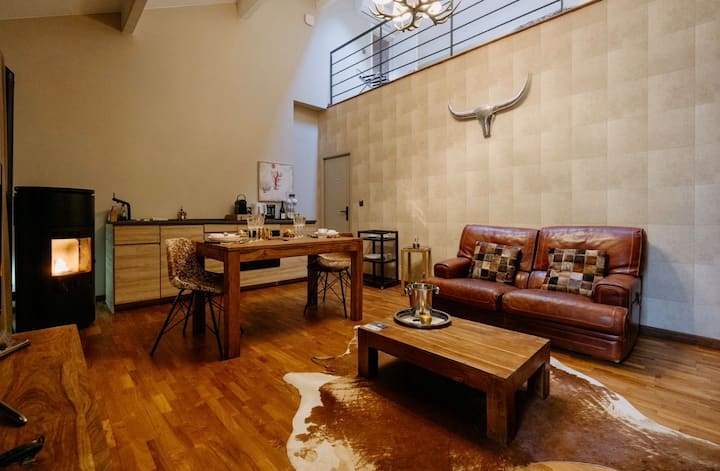 Suite De Luxe Chalet Spa & Jacuzzi Près De Liège - Liège