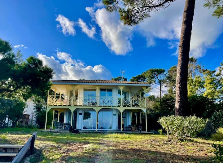 1ère Ligne Bassin Avec Vue Fascinante - 2 Maisons - Arcachón