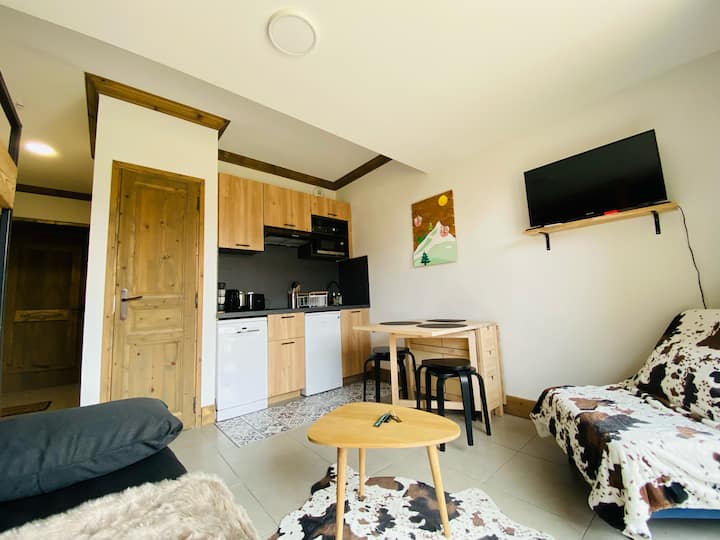 Studio Cosy 4 Personnes - Les 7 Laux - Prapoutel