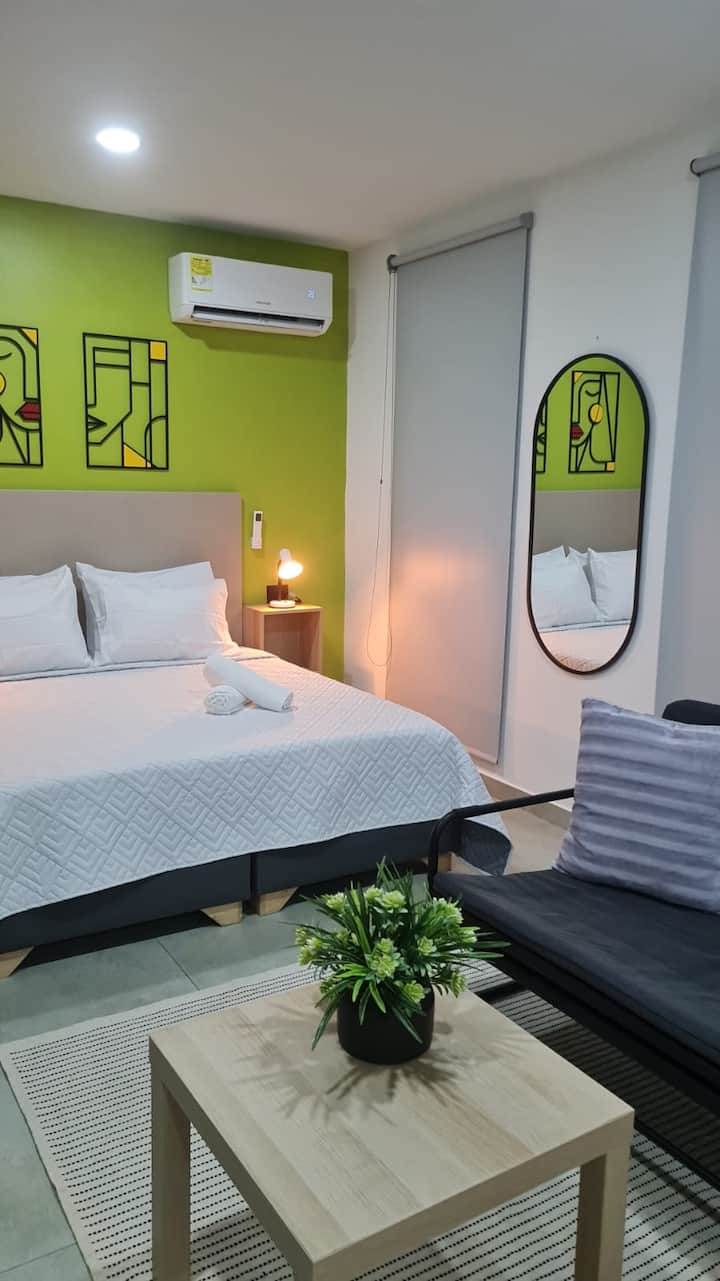 Apartaestudio Ejec Estrato 6 Con Parqueo Y Terraza - Barranquilla