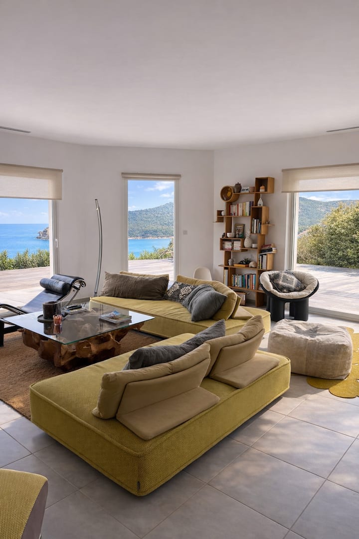 Villa Lava Vue Mer 180° Piscine Privée Solarium - Ajaccio