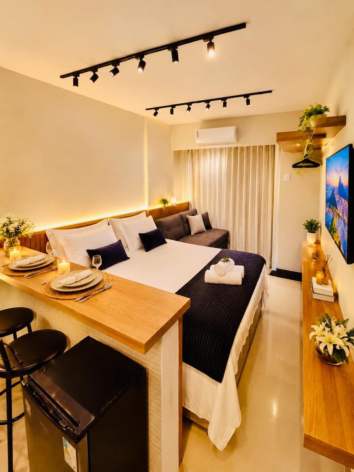 Excellent Location. Modern And Decorated Studio. - Vila Velha
