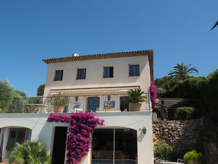 Loue Villa Avec Piscine 8 Personnes Vue Mer - Mougins