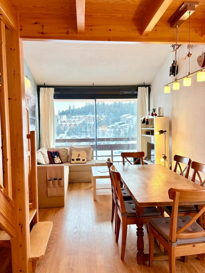 Appartement Cosy & Familial Face Aux Pistes De Ski - Bolquère