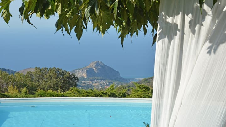 Villa Vista Mare Con Piscina Privata A Cefalù - Cefalù