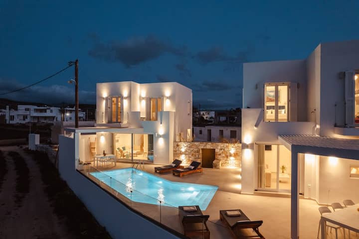 Superior Villa With Private Pool, Up To 10 Person - Naxos