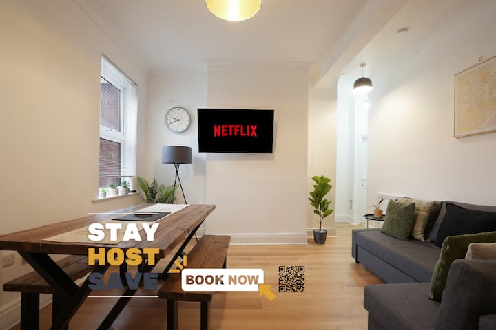 Vibrant 2 Bed Apt | Ecclesall Rd, Modern & Stylish - Hope Valley