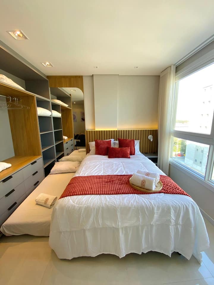 Apê: Split, Bbq, Piscina, 450mt Praia E Centro - Imbituba