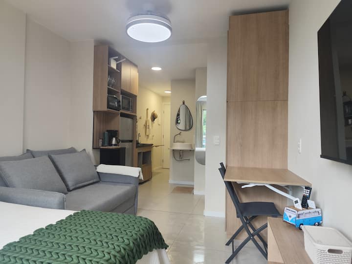 Studio Beira-mar Com Estacionamento Privativo - Recreio