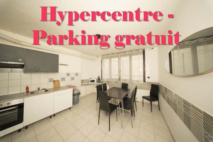 Appartement 3 Chambres - Centre-ville - Parking - Agen