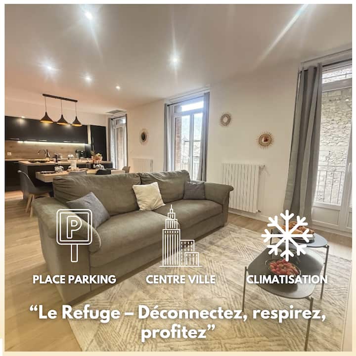 ° Le Refuge-centre Ville-clim-parking-balcon ° - Saint-Jean-de-Maurienne