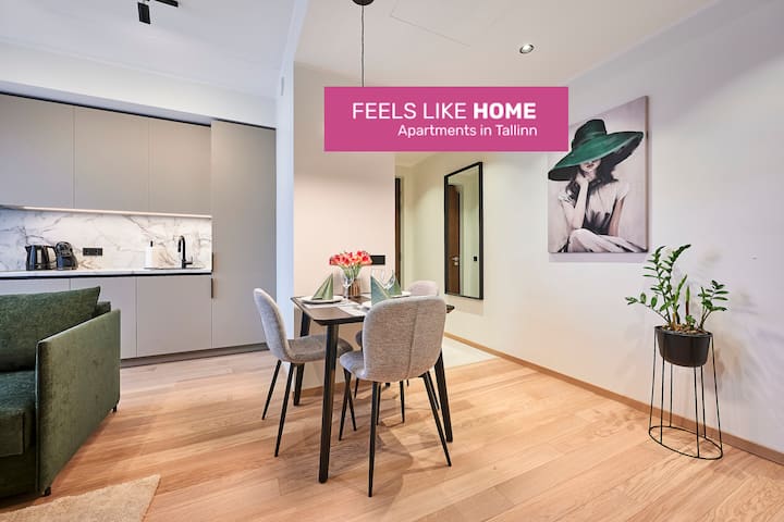 Brand New/ Self Check-in/ Free Parking/near Hilton - Tallinn