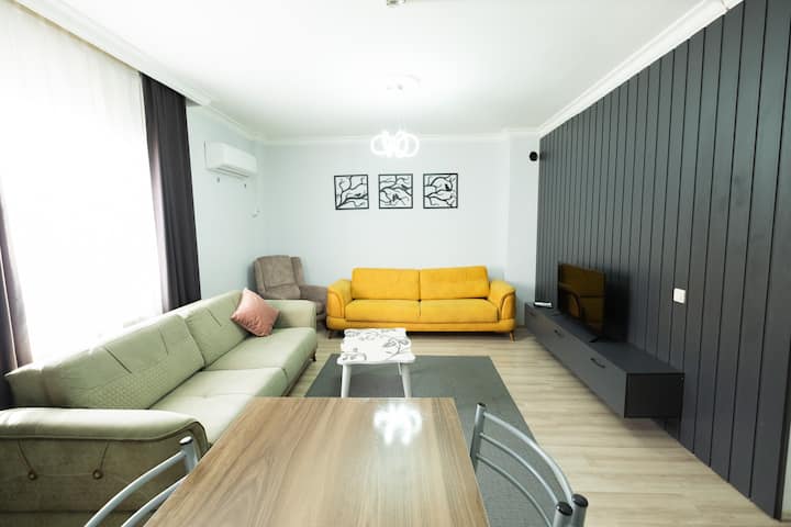 Pi Park Hotel | 6 Kişilik | 2+1 Oda | Bornova - Buca