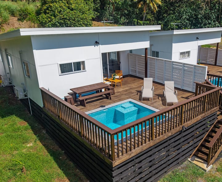 Vai'i Villas:villa 2 Tekura - Pool, Unlimited Wifi - Cook Islands