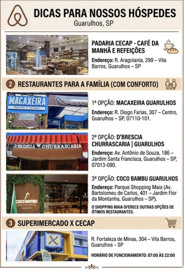 Casa Gru 7minairport/hosp Geral/trem Cecap/garagem - Guarulhos