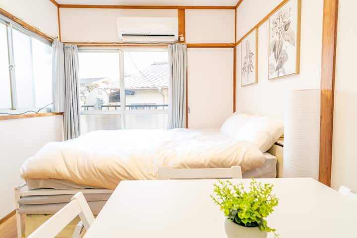 【最大3名】駅徒歩8分|電車で天神へ10分 博多へ14分|静かな立地で福岡観光の拠点に|205 - Fukuoka