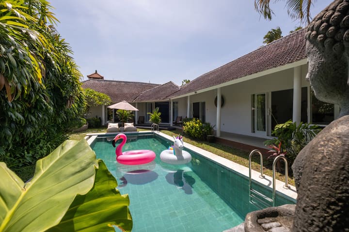 Villa 3 Ch - Centre Canggu Avec Piscine Et Billard - Canggu