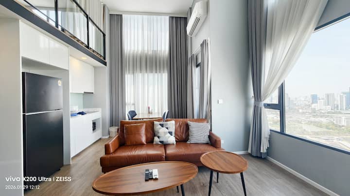 Rama9 - Two Bedroom Duplex 477/chinese Host/rooftop Pool/near Train Night Market/near Tonglor/near Rca - Bangkok