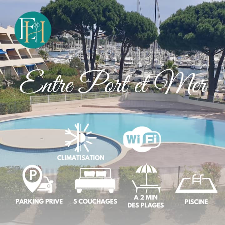 Entre Port Et Mer - Plage à 1 Min & Piscine - Aigues-Mortes