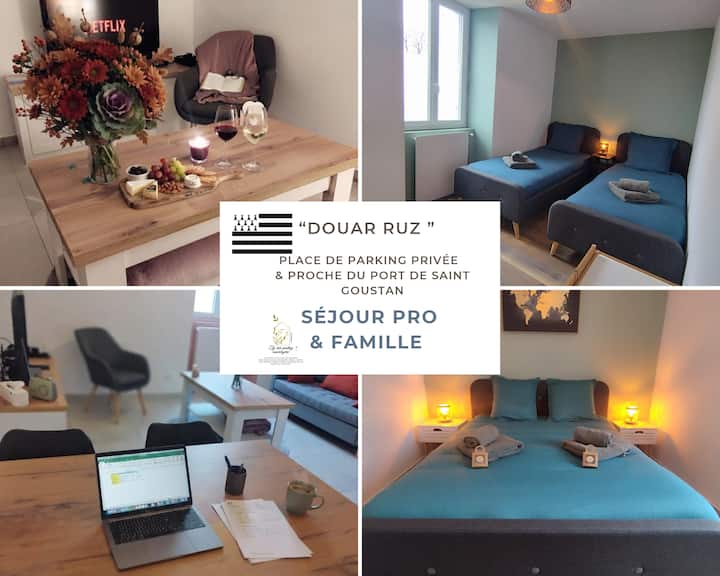Le Nid Malin Ideal For Business & Hiking In Saint-goustan - Baden