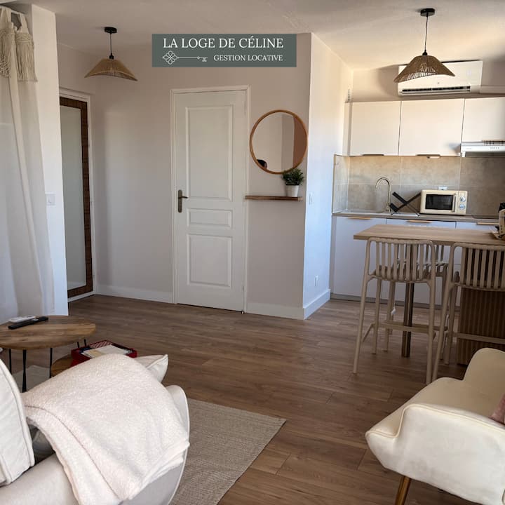 Vaste Studio Moderne Et Cosy Avec Clim Et Terrasse - Lattes