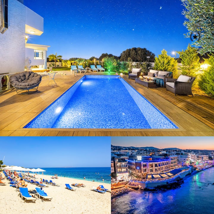 Walk To Restaurants & Shops / 5' To Beach / Pool - Chersonissos