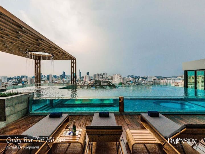 Quiet Luxury In The City-river View-infinity Pool - Tan Son Nhat Airport (SGN)