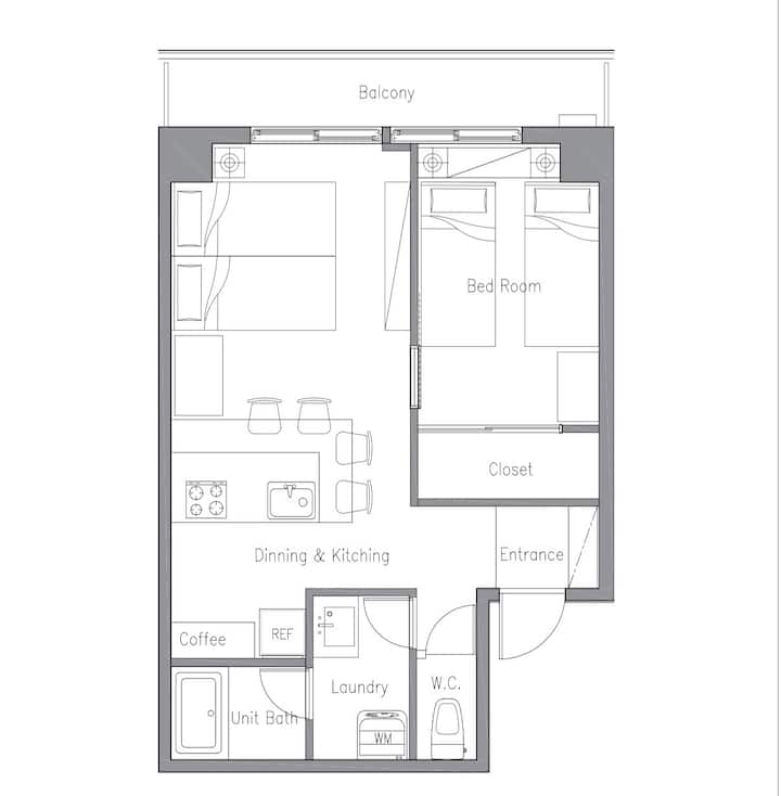 Balcony Suite•island Kitchen•shinjuku-l•kikukawast - Ginza