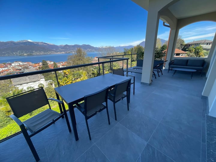 Alba + Balcon, Garage, A/c, Belle Vue Sur Le Lac - Stresa