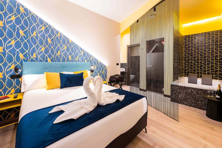 Suite Con Sauna De Vapor, Ducha Cromática, Jacuzzi - Valence en Espagne