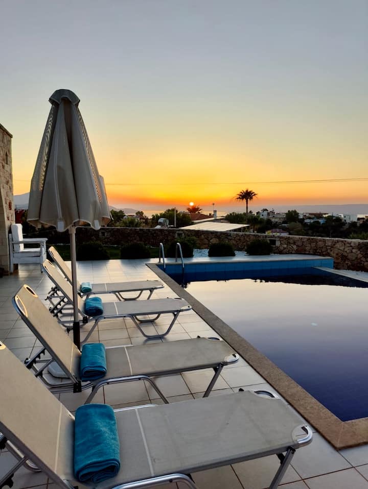 Villa Nelly In Plaka 2-min Drive From Almyrida - Kea