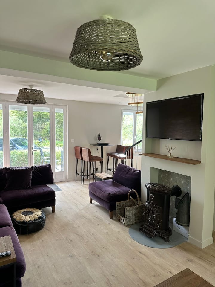 Parenthèse Nature -
Jolie Maison Pour 4 - Parking - Montreuil-sur-Mer