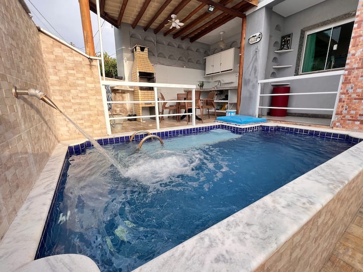Casa Com Piscina Condomínio Alto Padrão Em Vilas - Lauro de Freitas
