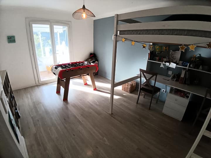 300m Plage, Maison Familiale 137m² Quartier Calme - Saint-Cyprien Plage