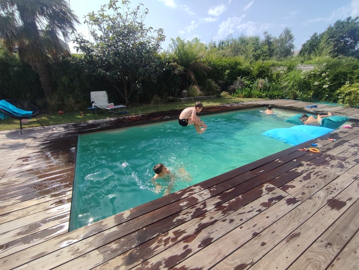 Maison 6 Pers, Piscine Chauffée, Vannes/golfe - Vannes