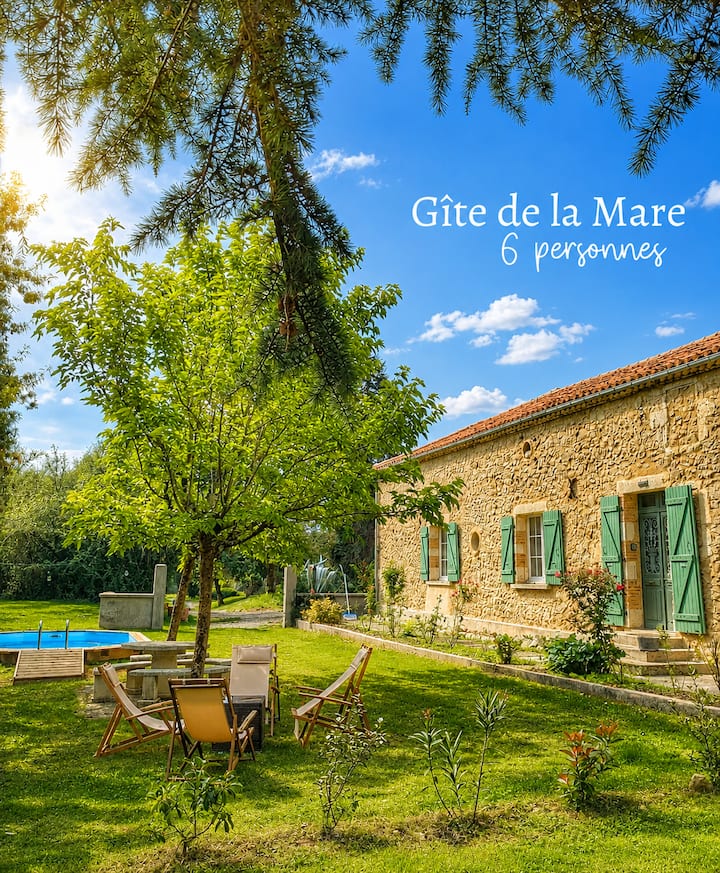Domaine De Pourrouquet - Gîte De "La Mare En éTé" - Vic-Fezensac
