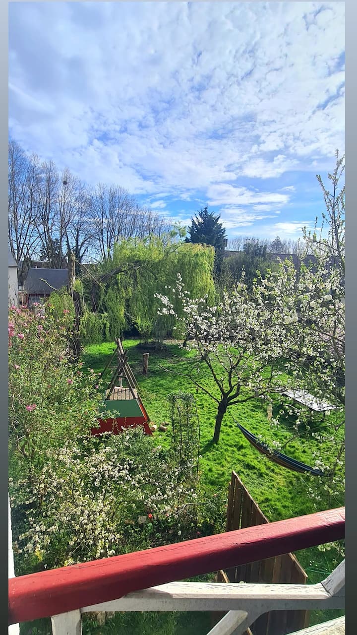 Maison Et Jardin Proche De La Forêt Et Du Train - Nemours
