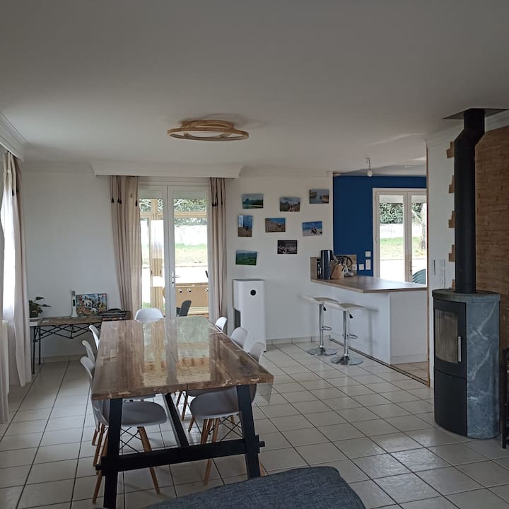 Grande Maison Au Vert Idéale Familles & Amis - Châtel-Guyon