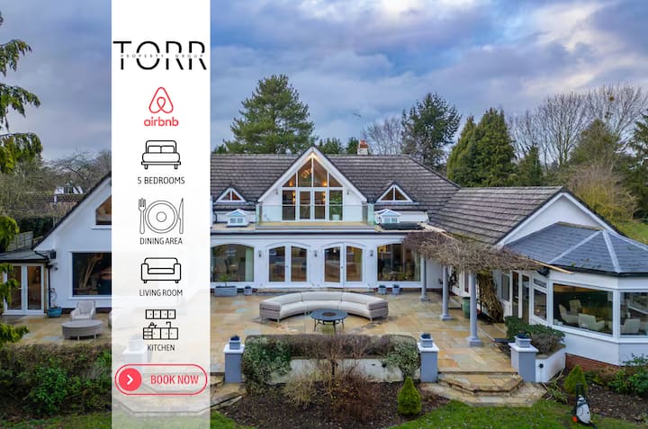 Luxury Waterfront Villa | Sleeps 16 |Free Parking - 스트랫퍼드어폰에이번