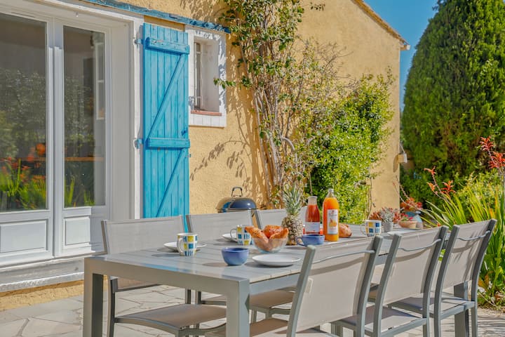 Villa Myosotis - 4 Chambres - Jardin/climatisation - Plage de Hyères