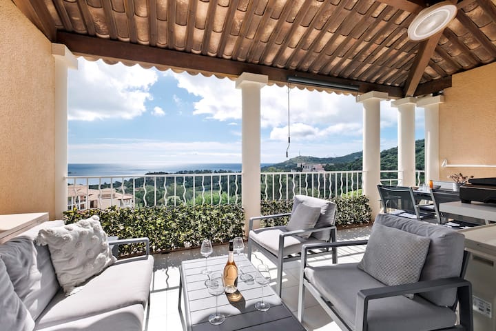 Bel Appartement Vue Mer Pour 6p - Fréjus