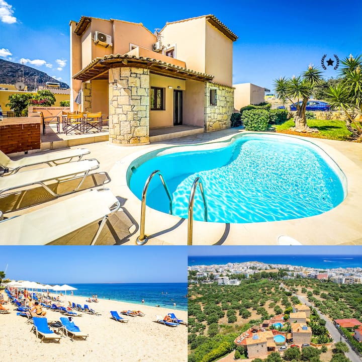 Walk To Beach, Restaurants & Shops / Private Pool - Hersonissos