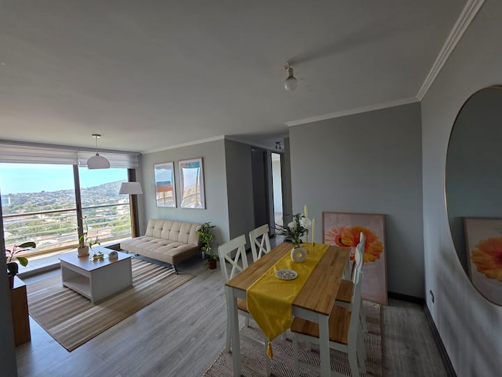 Hermoso Departamento Con Vista Al Mar - Puerto - San Antonio