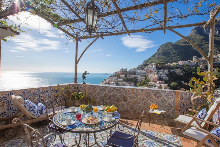 Residenza Crocione - Terrazza Vista Mare - Positano