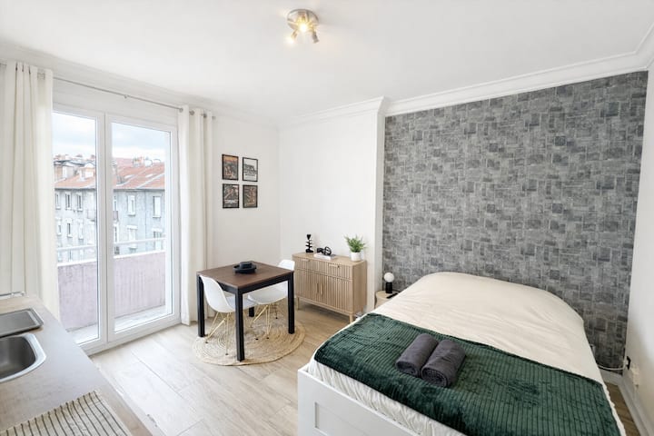 Studio Calme Rénové Championnet Proche Tramay - Grenoble