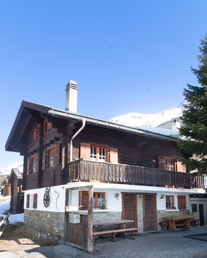 Charmantes Chalet – Gemütlich & In Den Bergen - Arolla