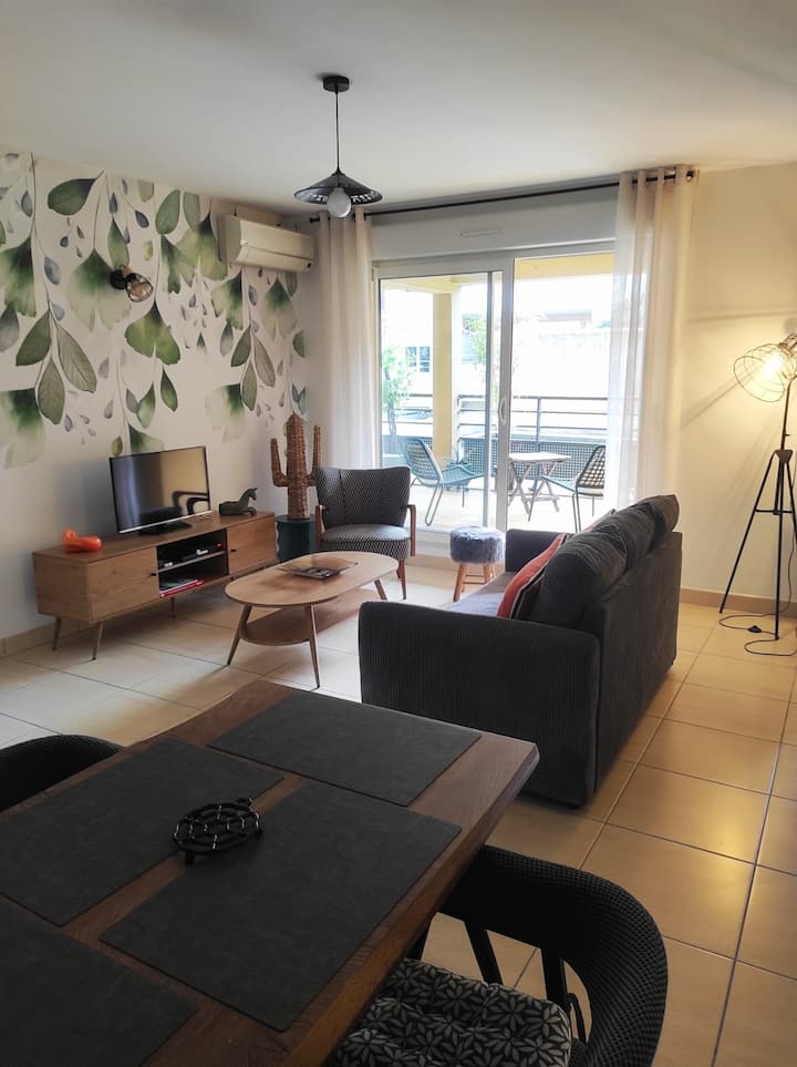 T2 En Liberté à Sète Avec Grande Terrasse Au Calme - Sète